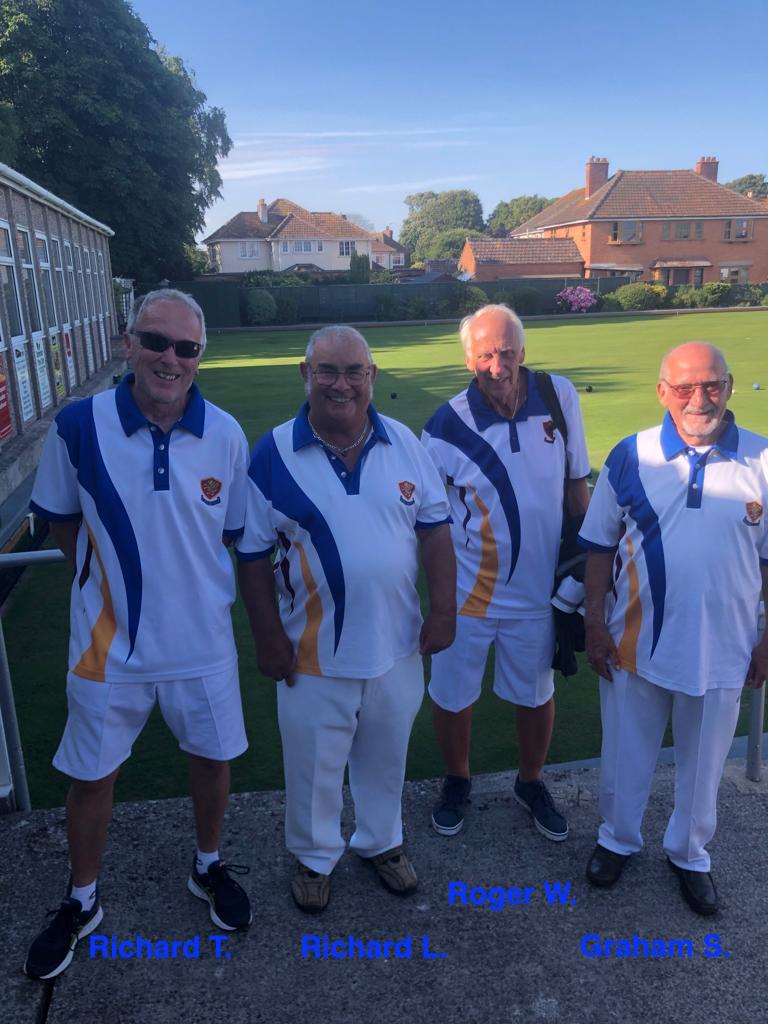 Congratulations Richard, Roger and Graham. – Burnham-on-Sea Bowling Club